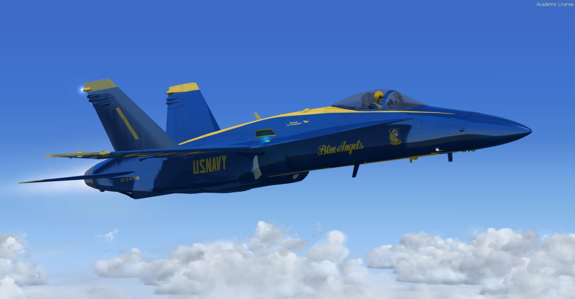 DOWNLOAD Boeing F/A-18c Hornet Multi-livery FSX & P3D - Rikoooo