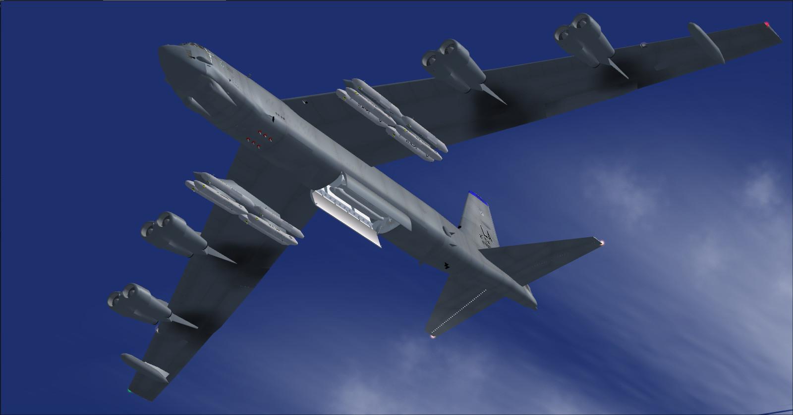 TÉLÉCHARGER Boeing B-52 Stratofortress Alphasim FSX SP2 & P3D - Rikoooo