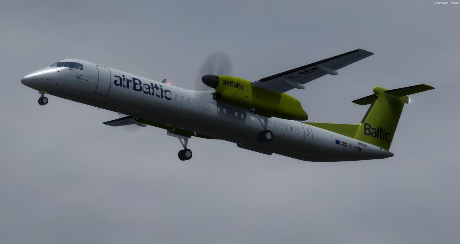 Bombardier Q400 Cockpit