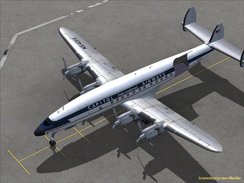 DOWNLOAD: Lockheed L-1049H Super Constellation FSX