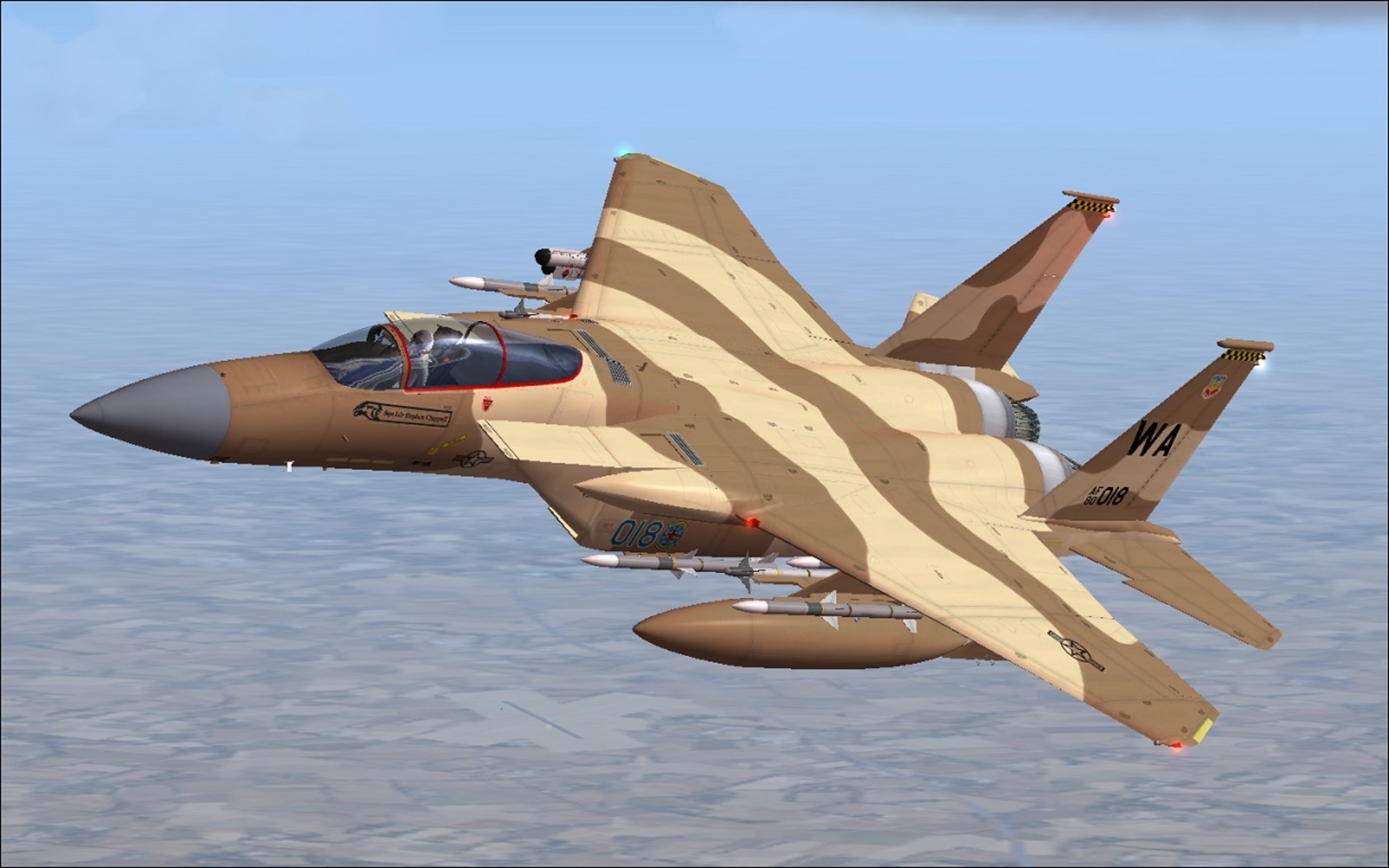 DOWNLOAD: McDonnell Douglas F-15 Eagle C-D FSX & P3D