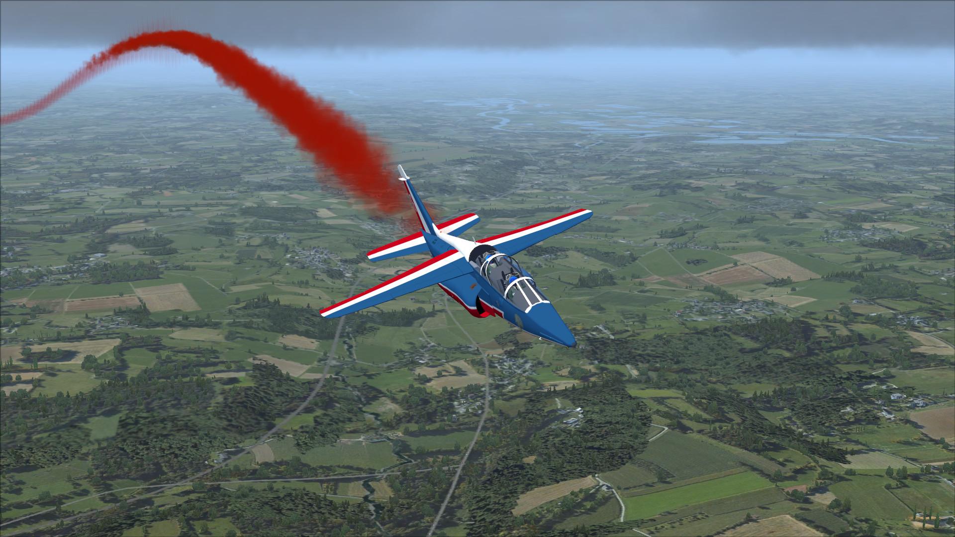 Image 3 : AlphaBleuCiel AlphaJet PAF for FSX and P3D
