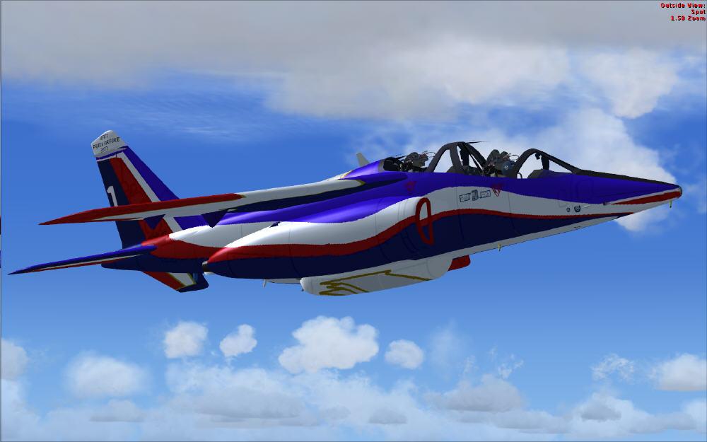 TÉLÉCHARGER Alpha Jet-E Patrouille de France Flyboys FSX - Rikoooo